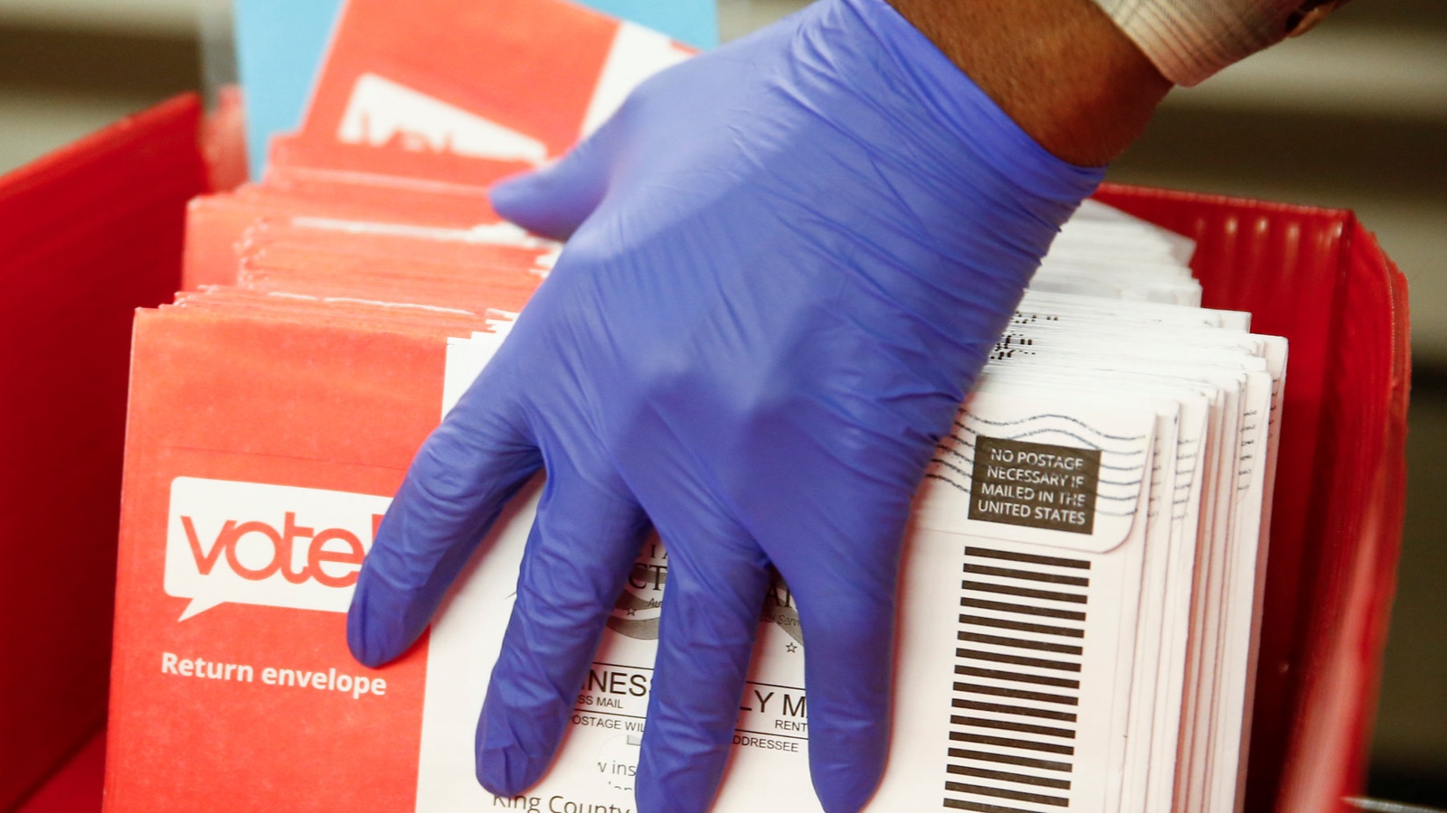 NO MORE MAIL-IN BALLOTS FOR ELECTIONS